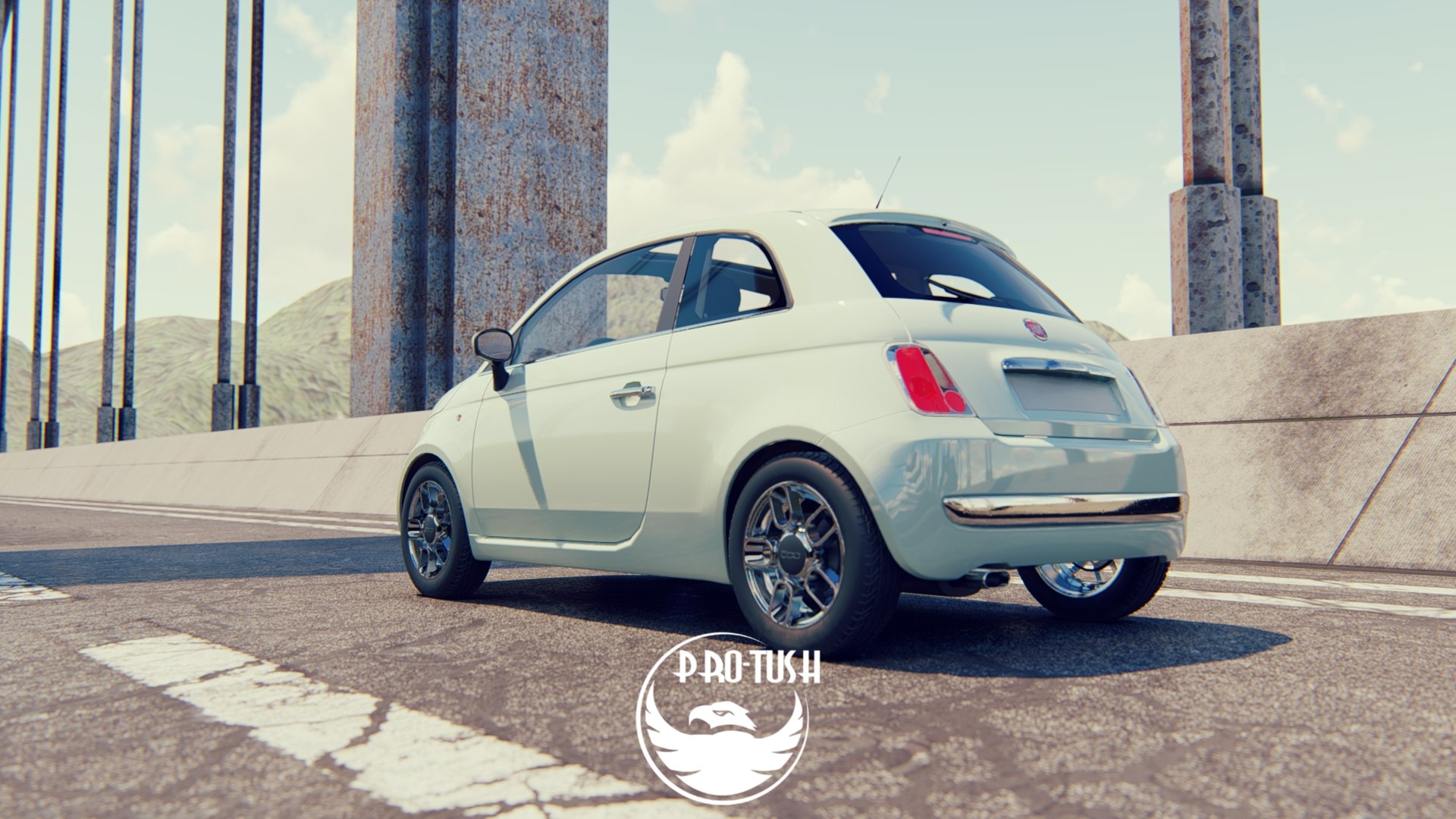 Fiat 500 3D Model - TurboSquid 2203950