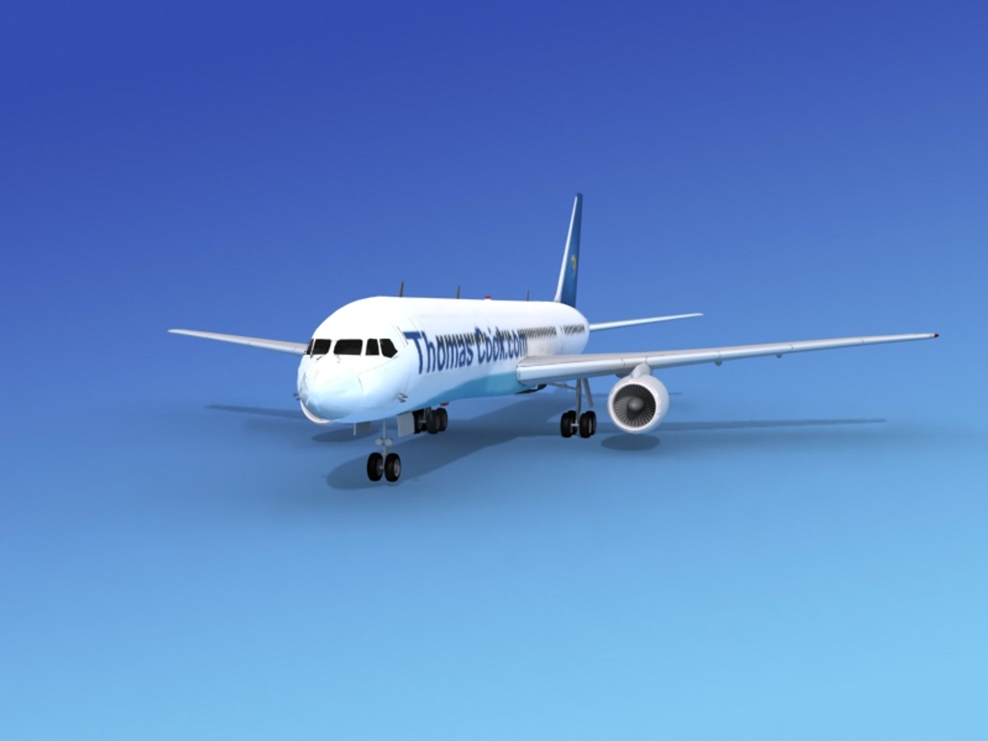 3d Model Airline Boeing 757 757-200
