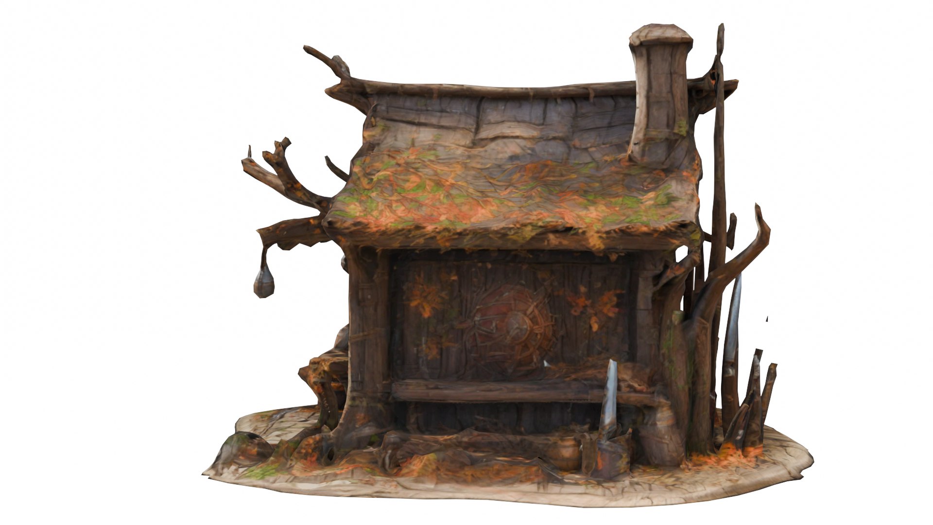 3D Medieval Merchant Stand Fantasy Weapon And Armor Stall FBX OBJ ...