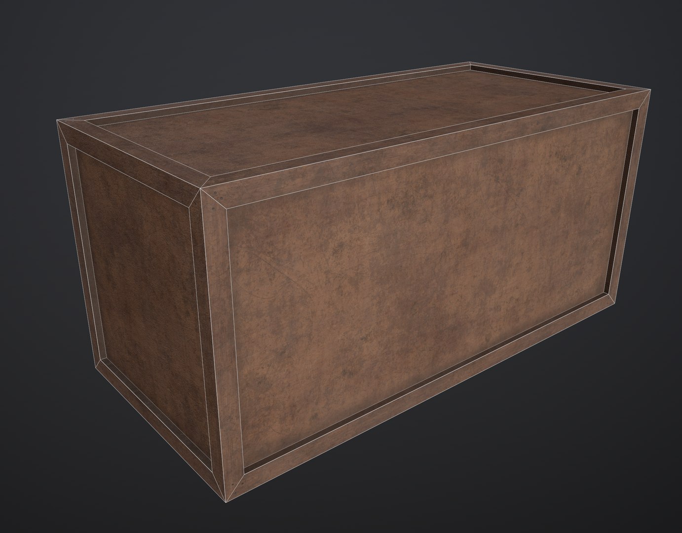3D Wooden Cargo Box - TurboSquid 1871995