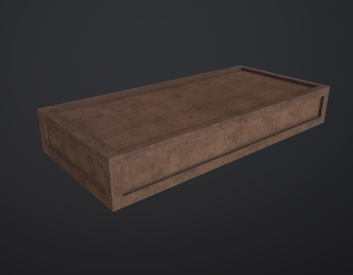 3D Wooden Cargo Box - TurboSquid 1871995