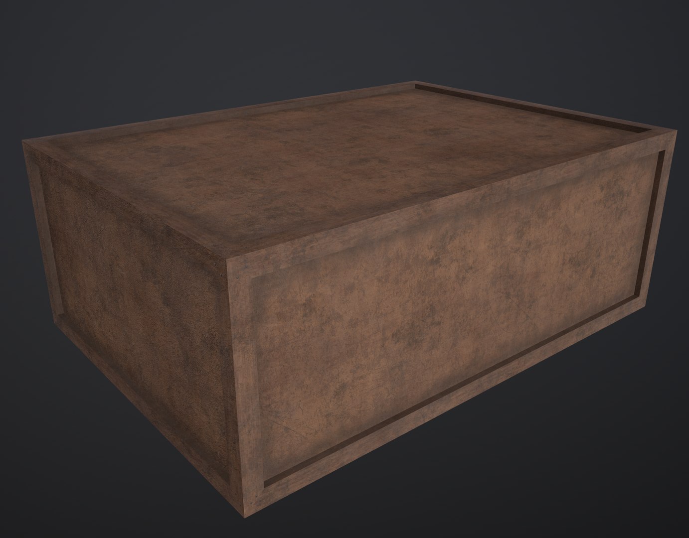 3D Wooden Cargo Box - TurboSquid 1871995