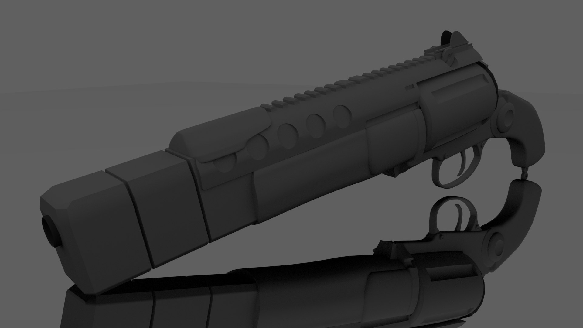 Fallout Pistol 3D Model - TurboSquid 1537369