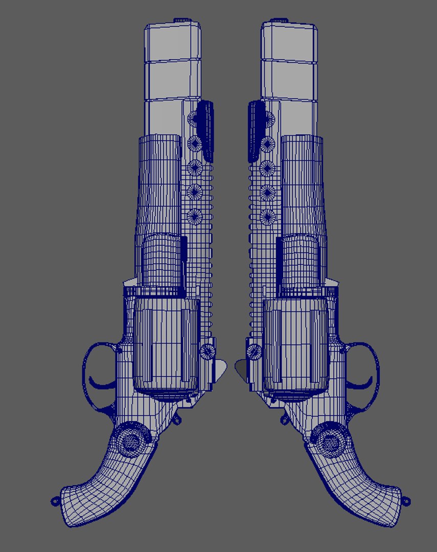 Fallout Pistol 3D Model - TurboSquid 1537369