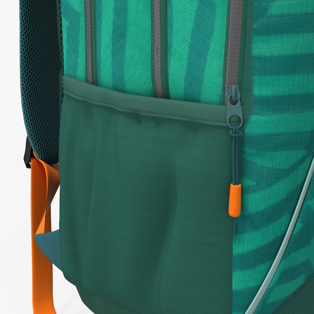 Green Colour Backpack Model - TurboSquid 1989807