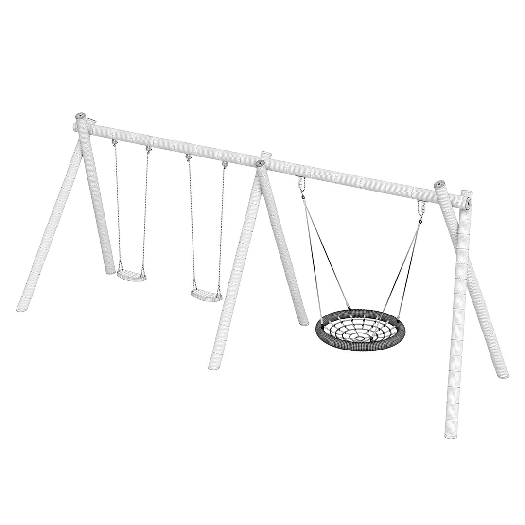 Double Swing Model - TurboSquid 1513927