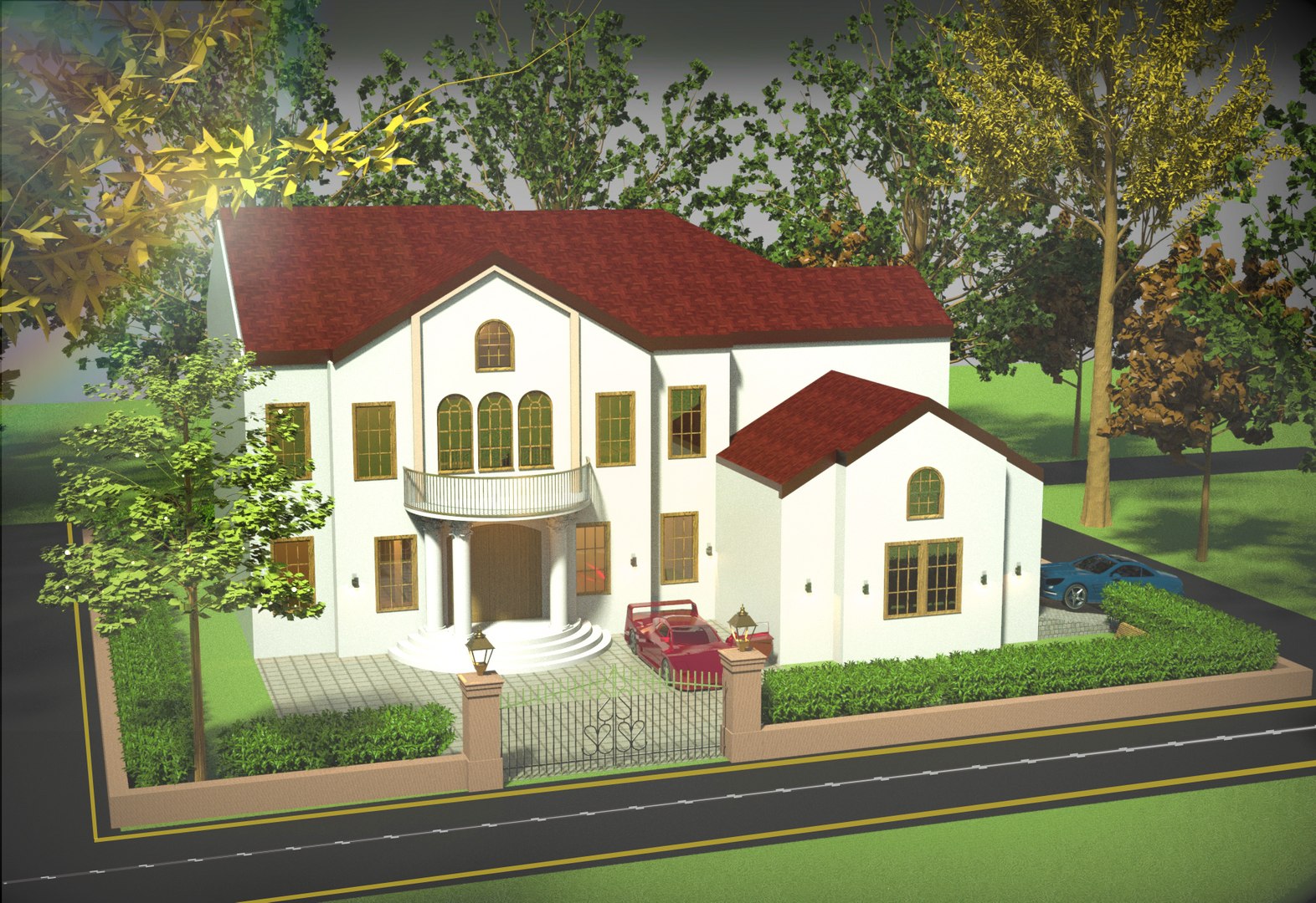 Family House 3D Model - TurboSquid 1920116