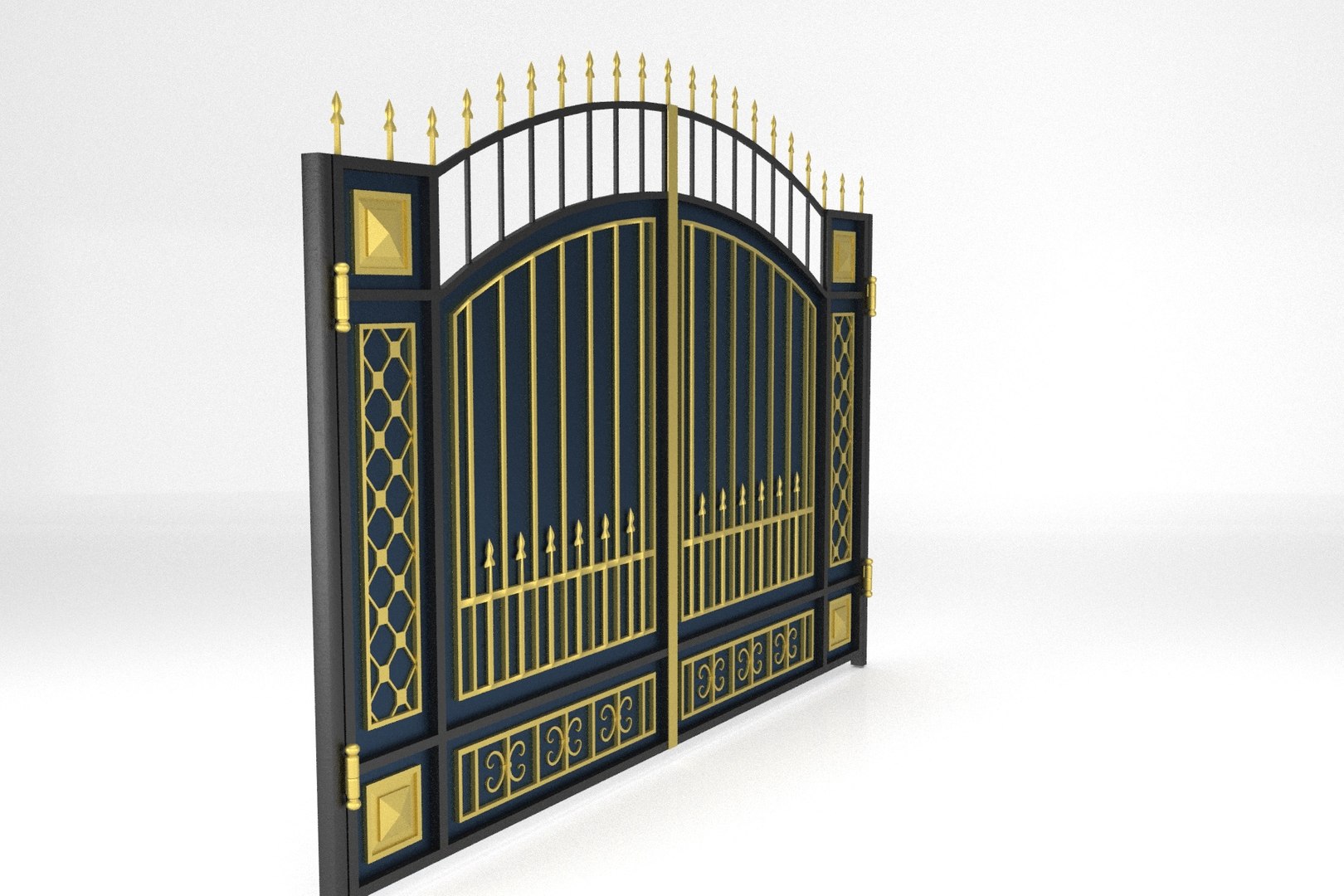 Iron Gate 3D Model - TurboSquid 1327760