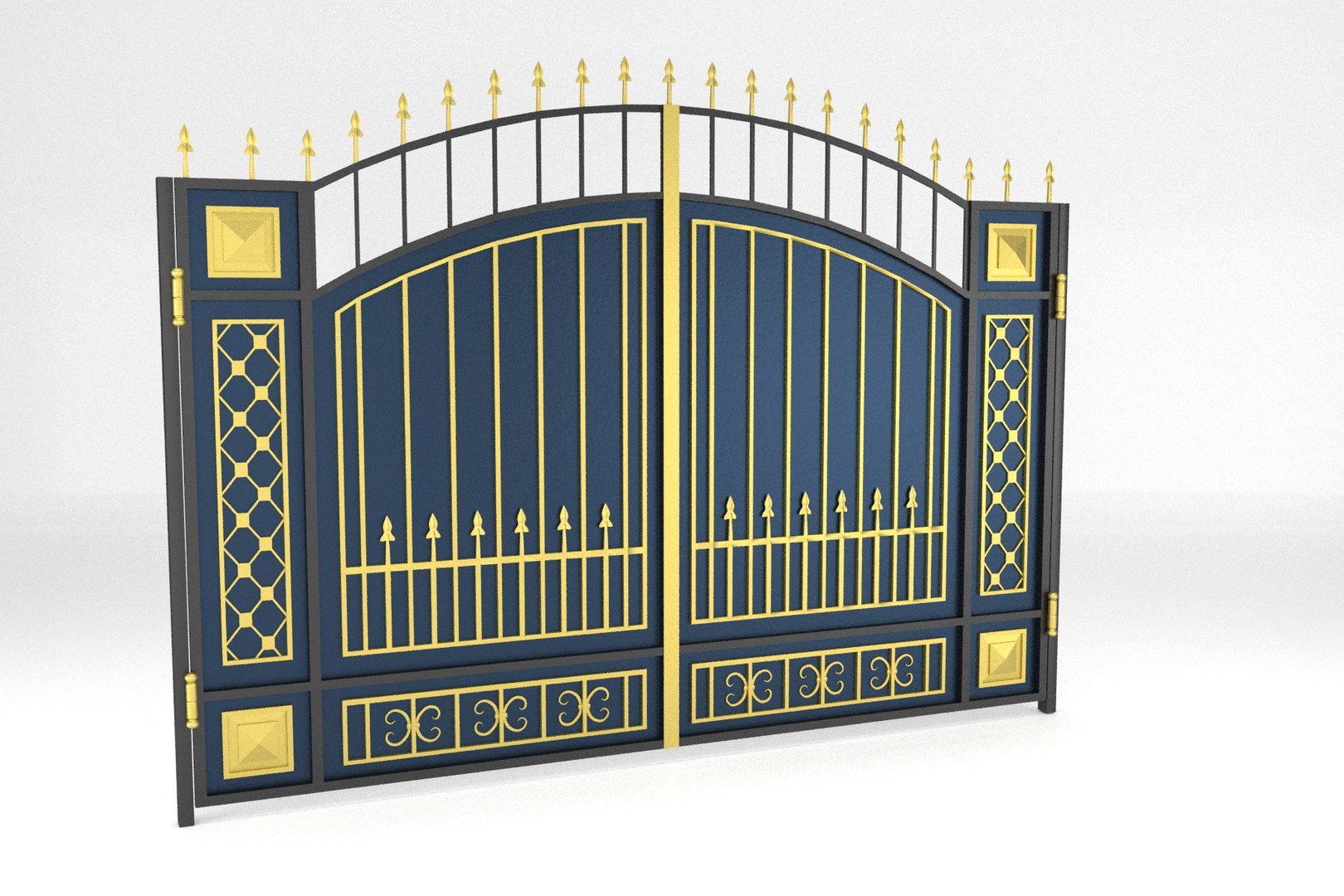 Iron Gate 3D Model - TurboSquid 1327760