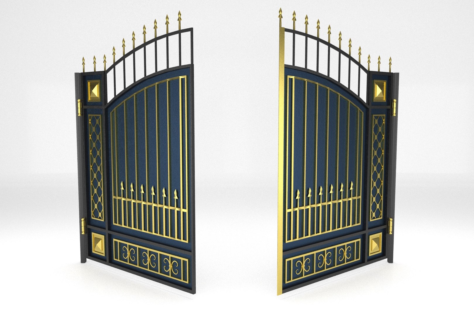 Iron Gate 3D Model - TurboSquid 1327760