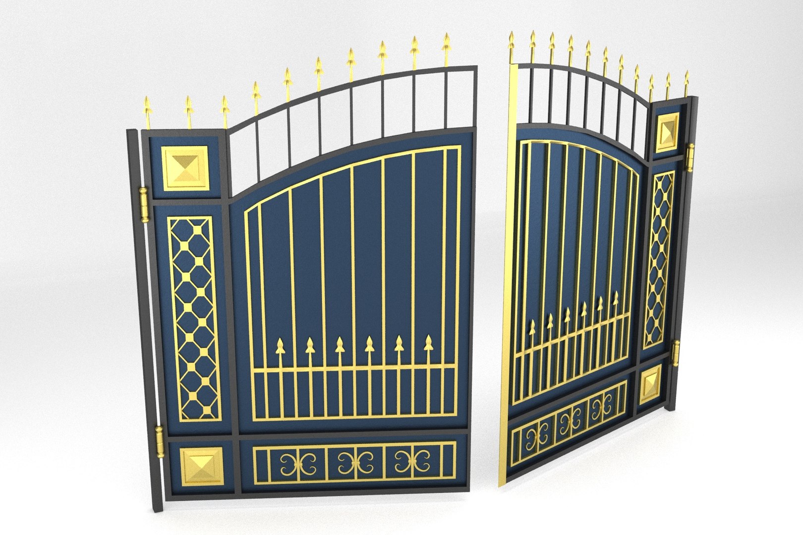 Iron Gate 3D Model - TurboSquid 1327760