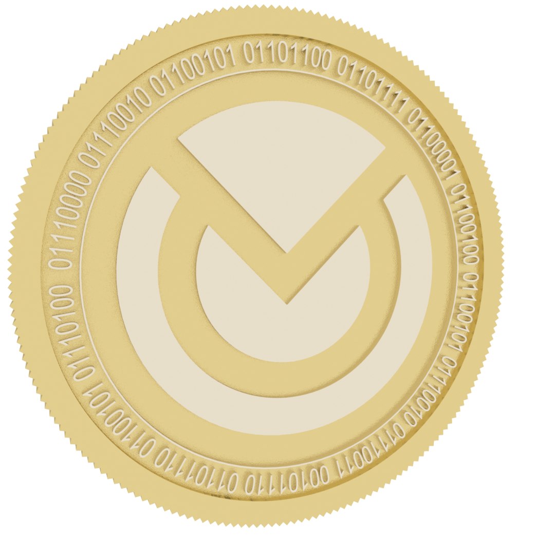 3D monero original gold coin - TurboSquid 1621292