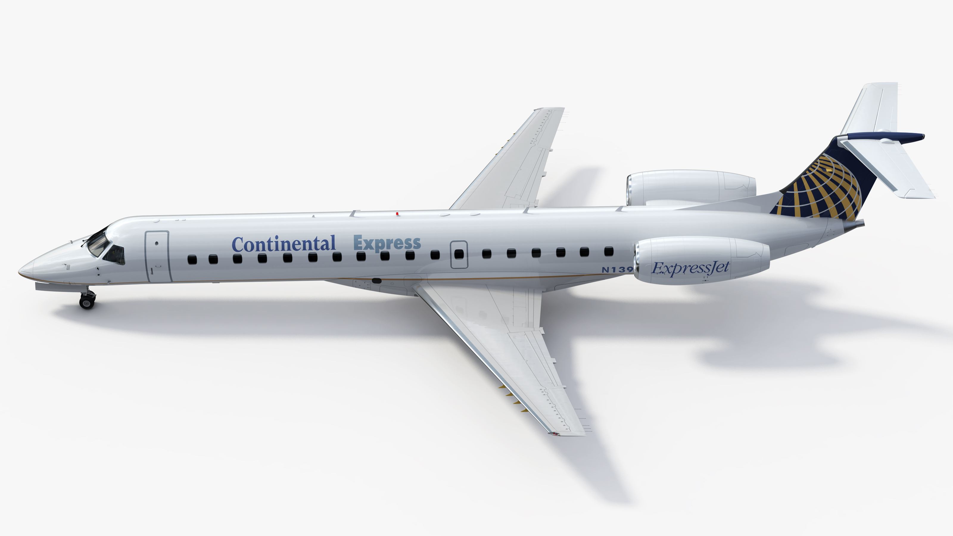 Embraer ERJ145 Regional Jet Continental Express Modelo 3D - TurboSquid ...