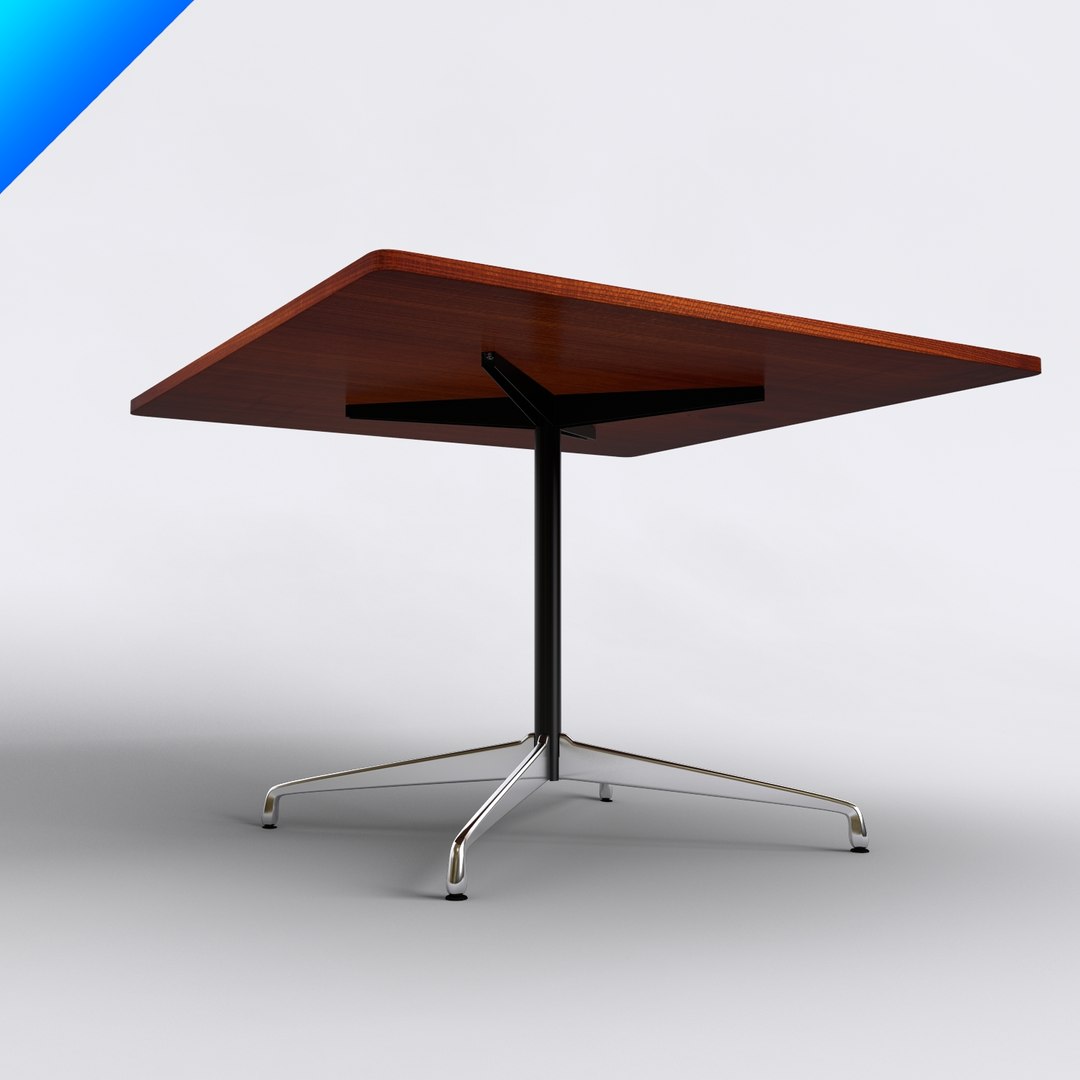 Charles Eames Table 3d 3ds