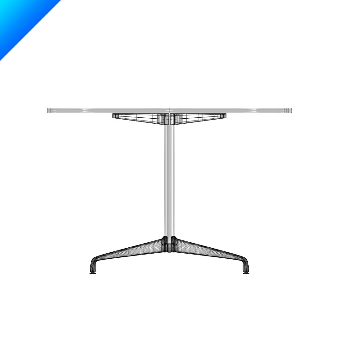 Charles Eames Table 3d 3ds
