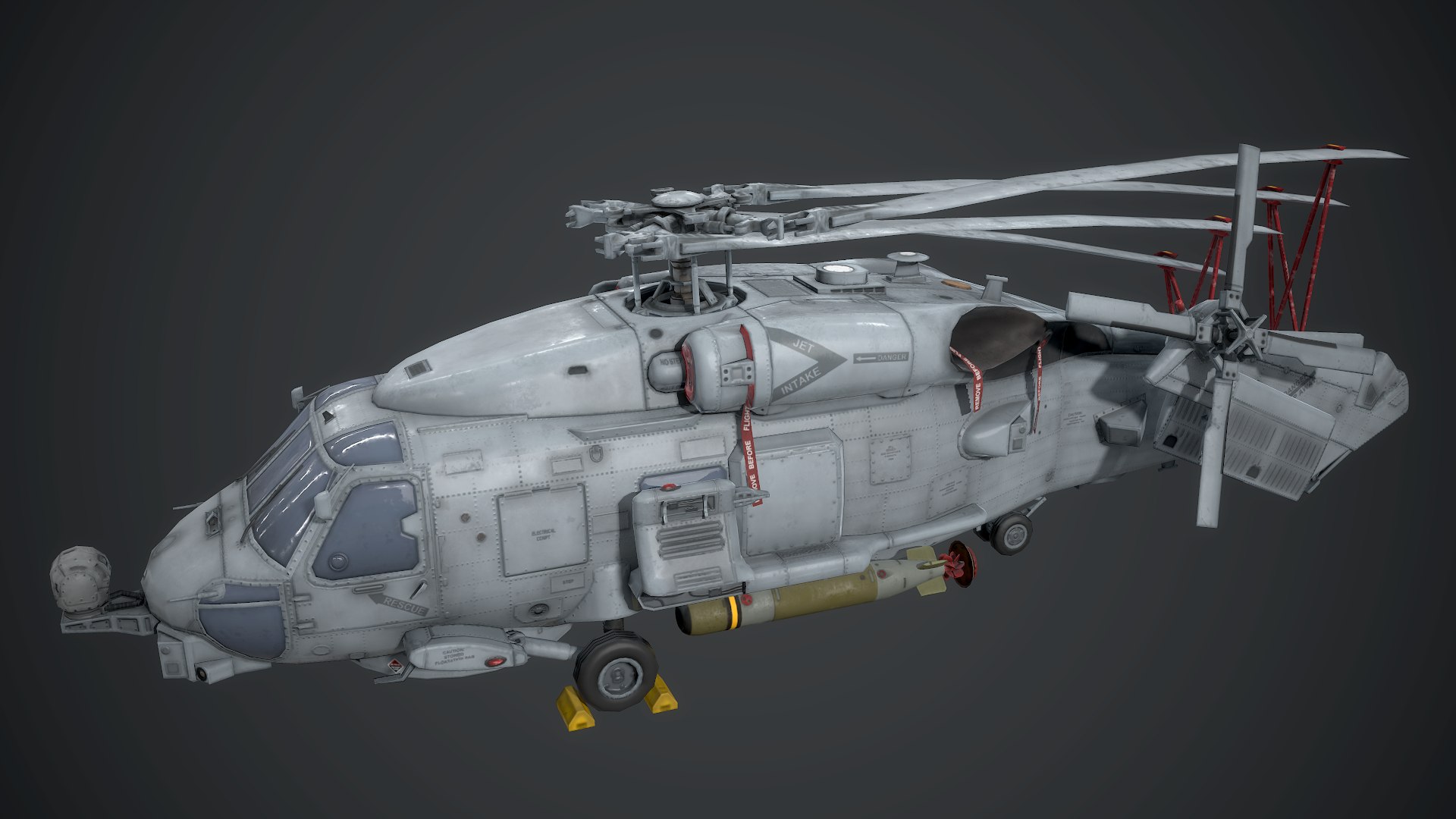 3D Sikorsky Mh-60r Model - TurboSquid 1551594