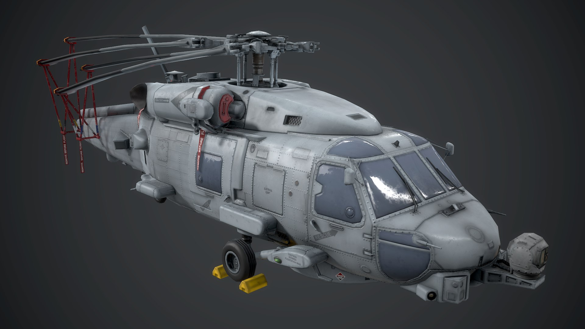 3D Sikorsky Mh-60r Model - TurboSquid 1551594