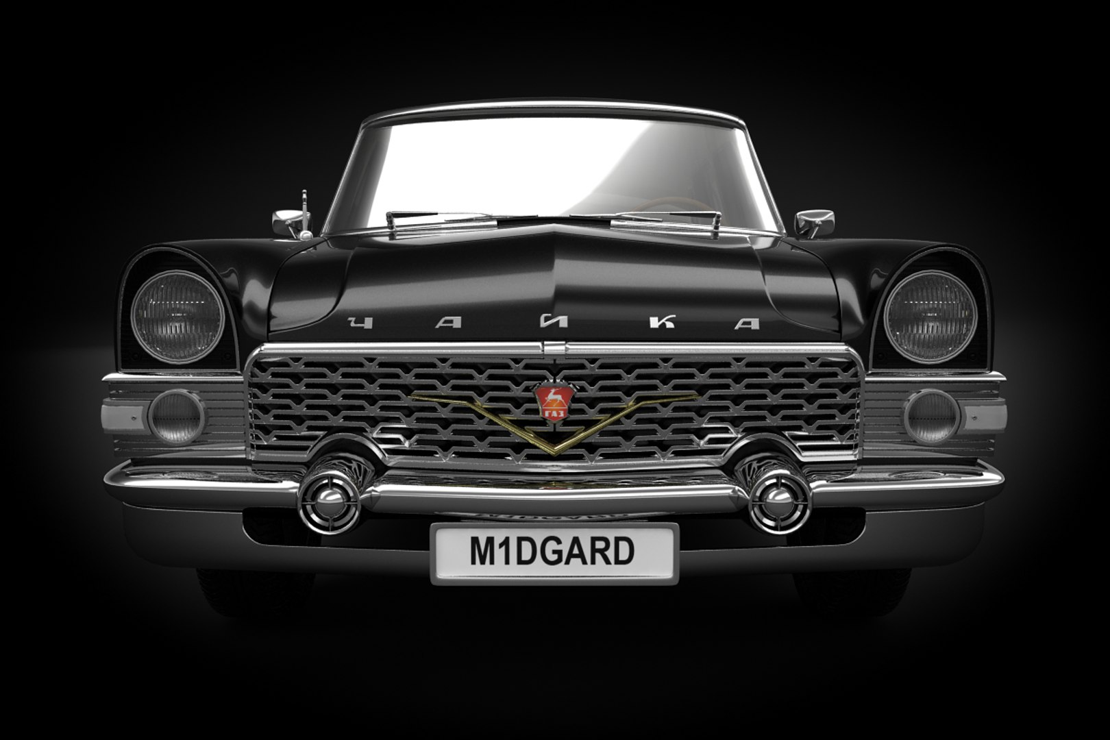 Gaz Gaz-13 Chayka 3d Model