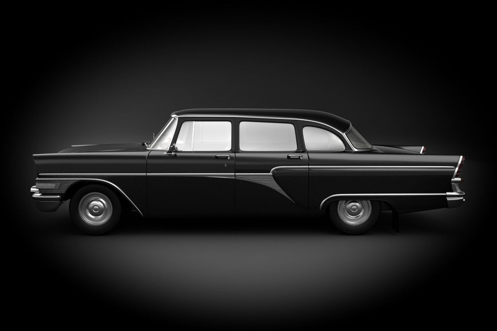 Gaz Gaz-13 Chayka 3d Model