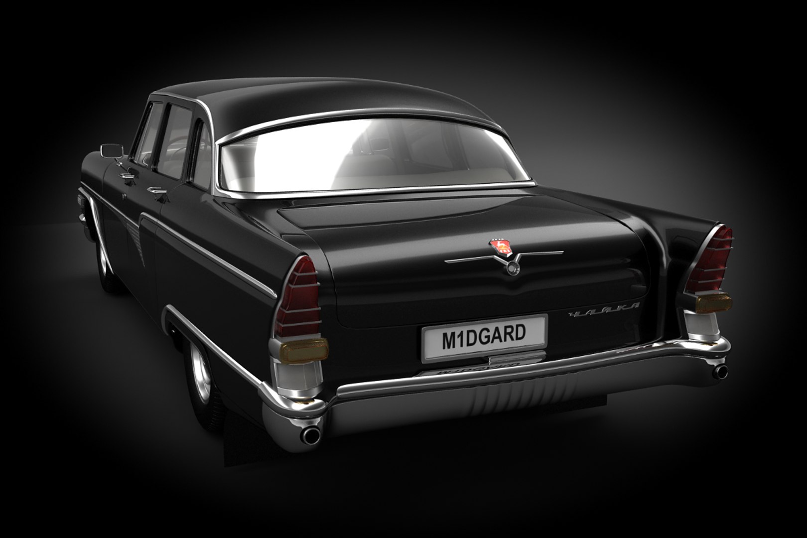 Gaz Gaz-13 Chayka 3d Model