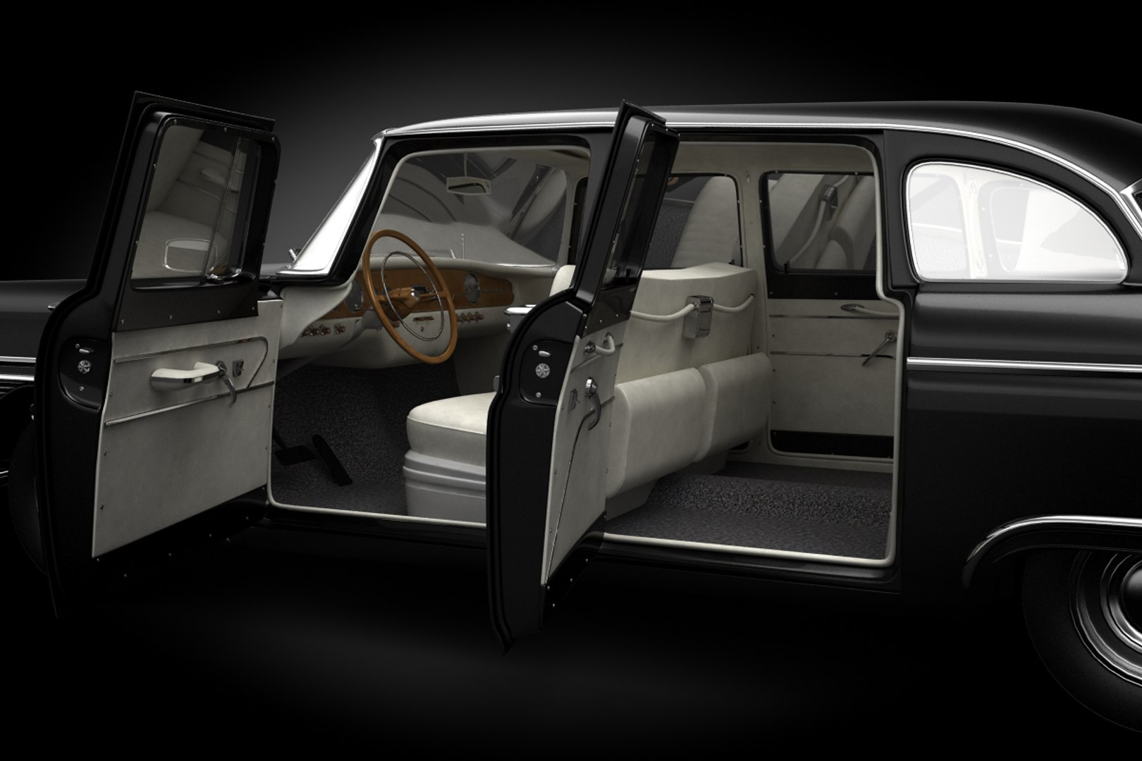 Gaz Gaz-13 Chayka 3d Model