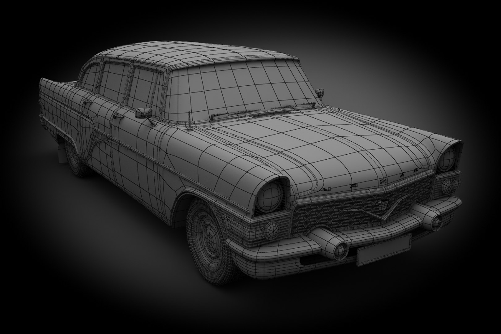Gaz Gaz-13 Chayka 3d Model