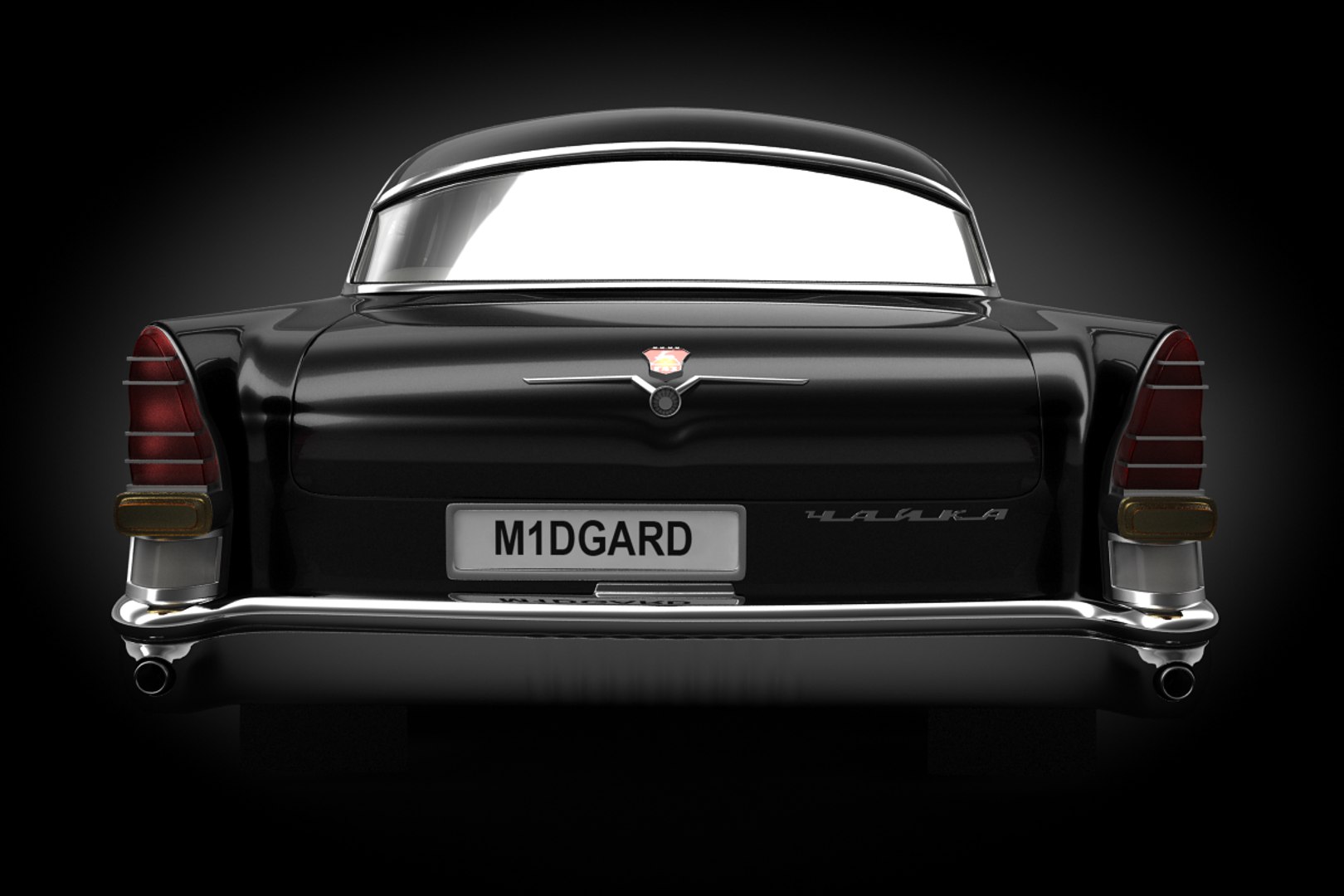 Gaz Gaz-13 Chayka 3d Model