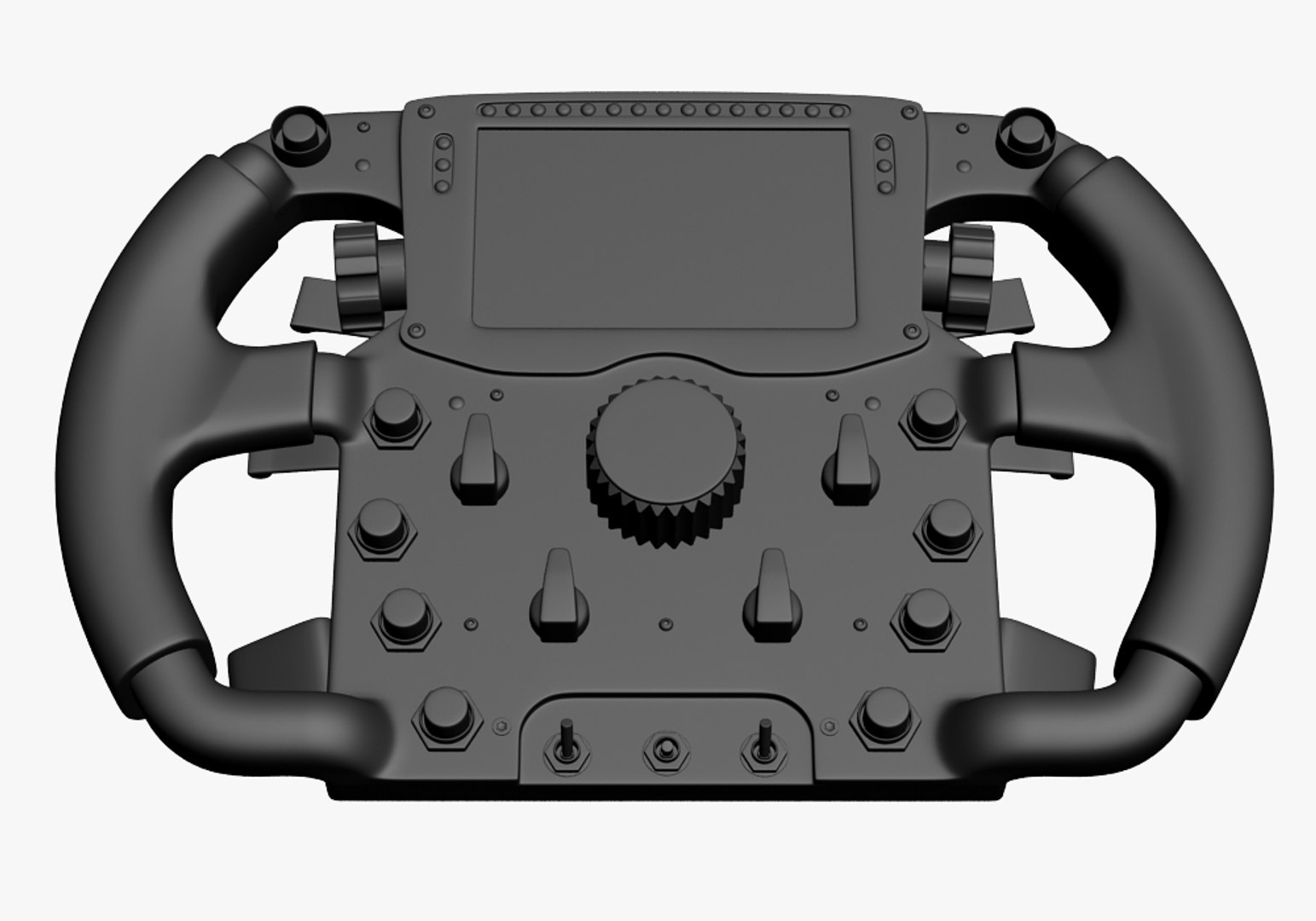 F1 Steering Wheel 3D Model - TurboSquid 1247694