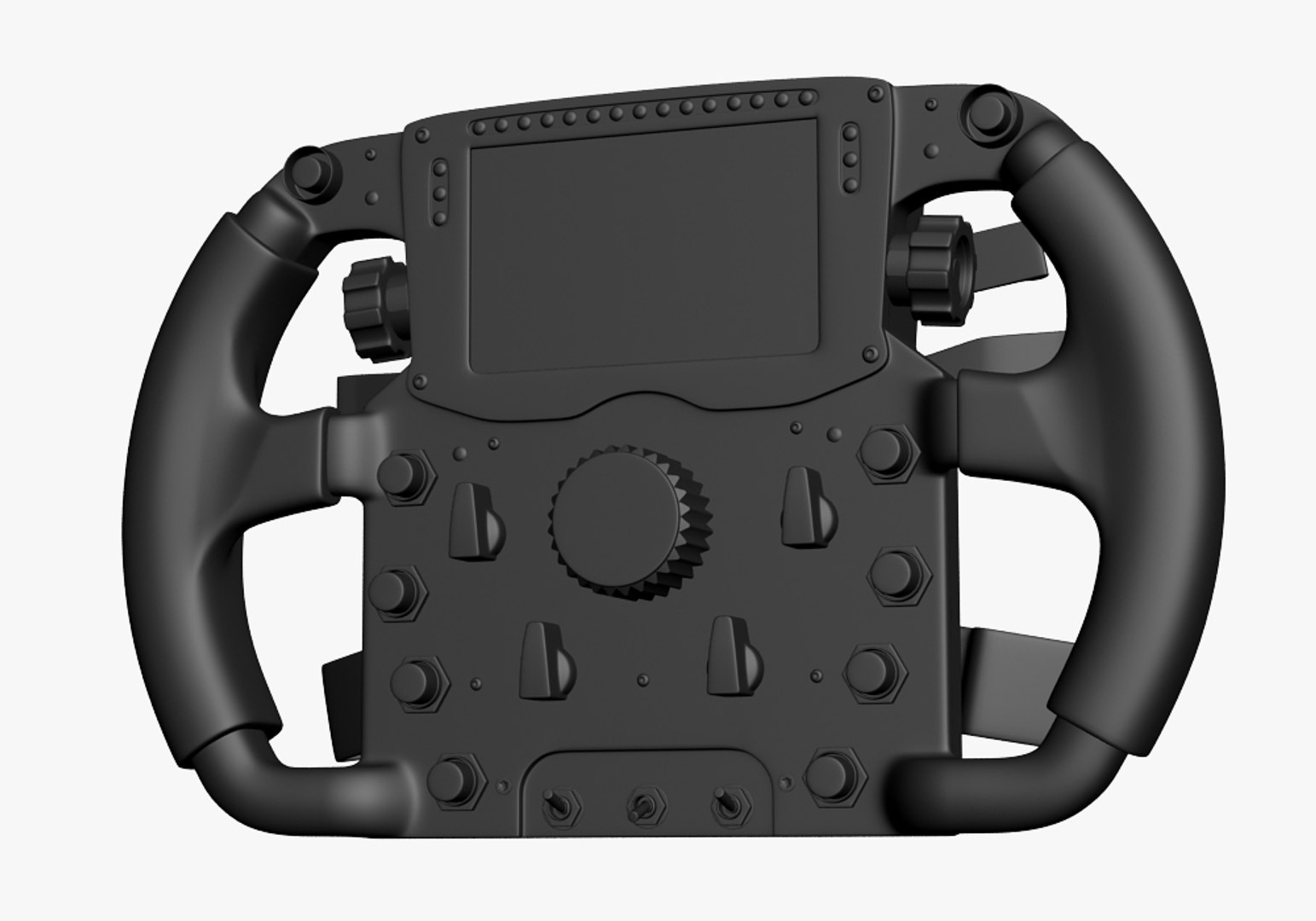 F1 Steering Wheel 3D Model - TurboSquid 1247694