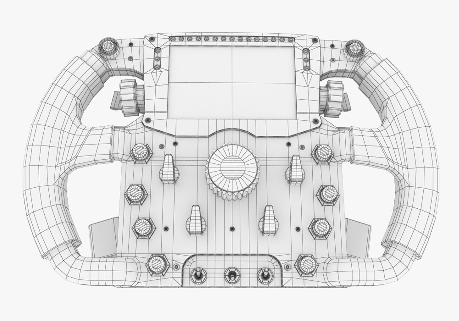 F1 Steering Wheel 3D Model - TurboSquid 1247694