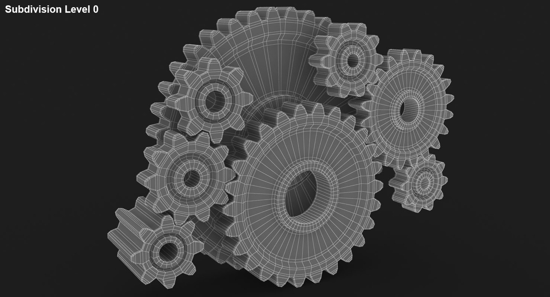 3D realistic gear machinery - TurboSquid 1196648