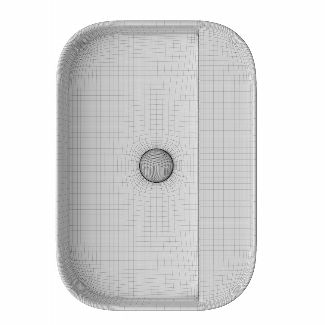 Wall Hung Rounded Rectangle Model - TurboSquid 1694159