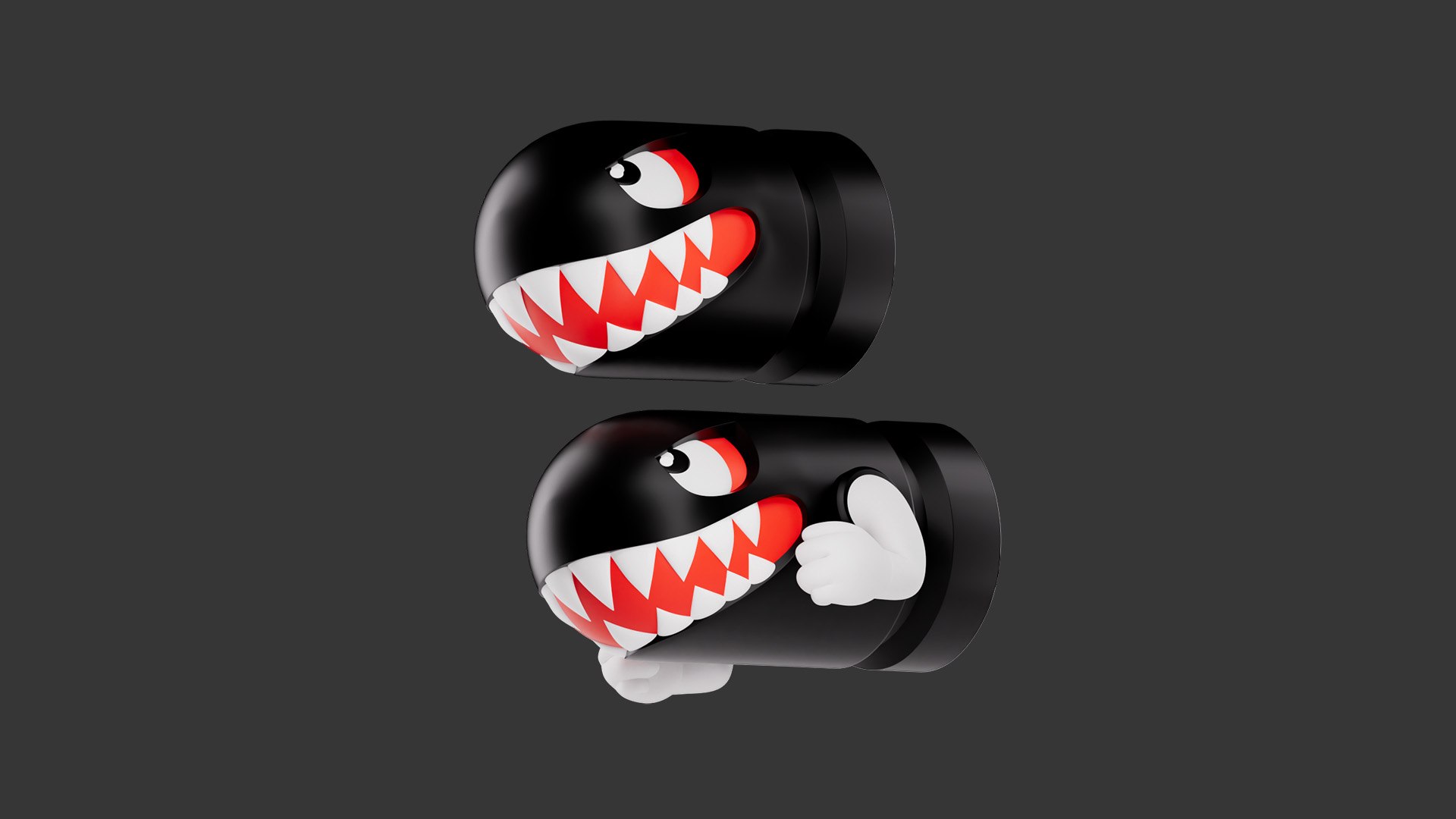 Bullet Bill 3D Model - TurboSquid 2192844