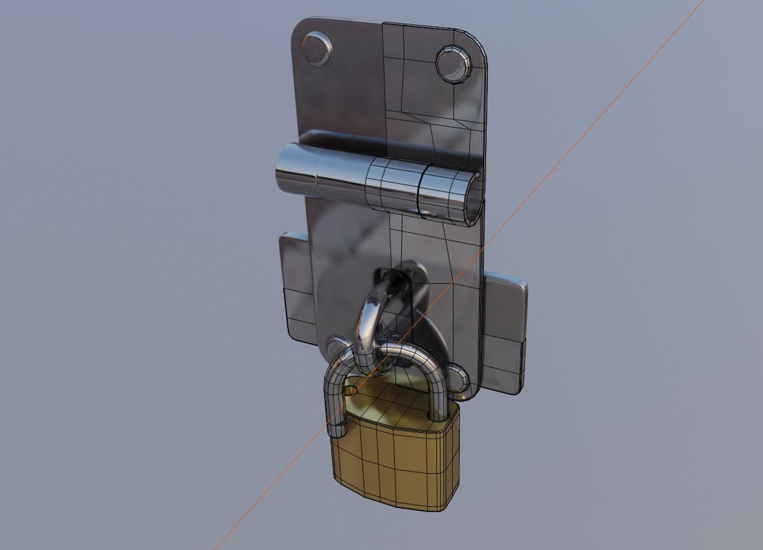 3D Model Padlock Lock - TurboSquid 1429731