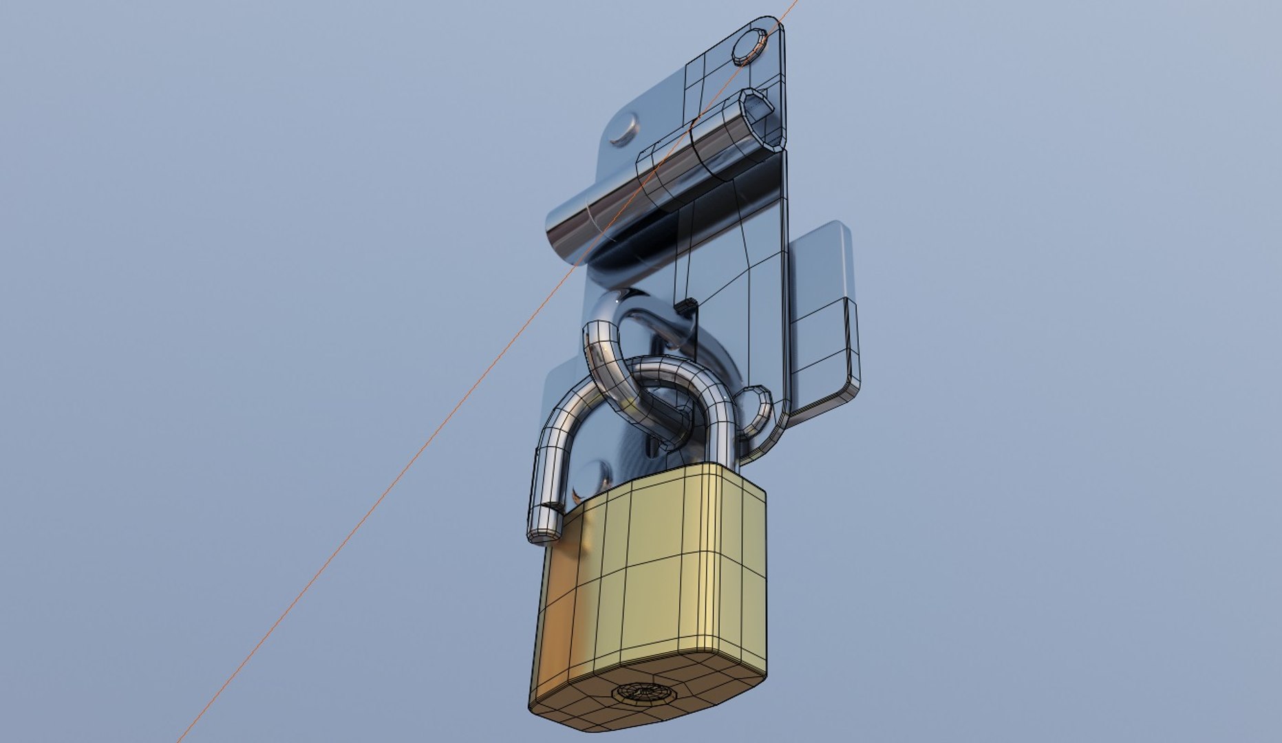 3D Model Padlock Lock - TurboSquid 1429731