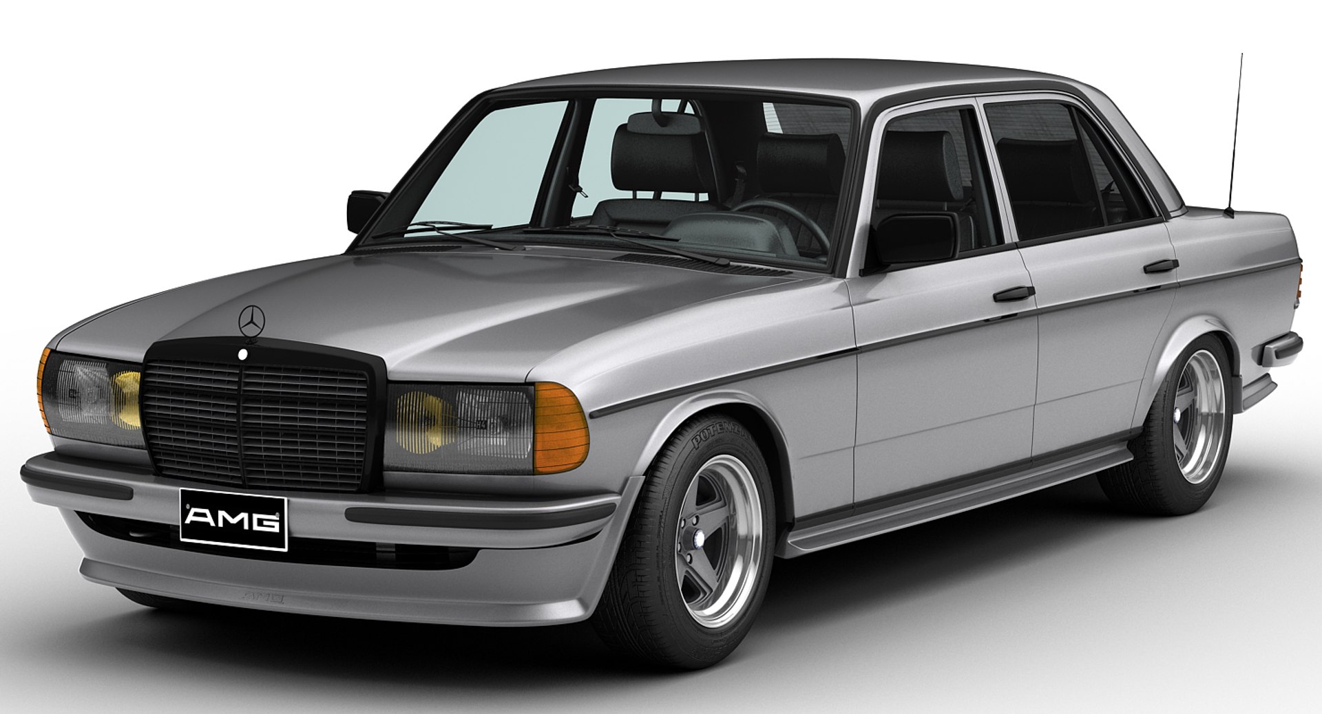 Mercedes-benz 280e W123 Amg 3d Model
