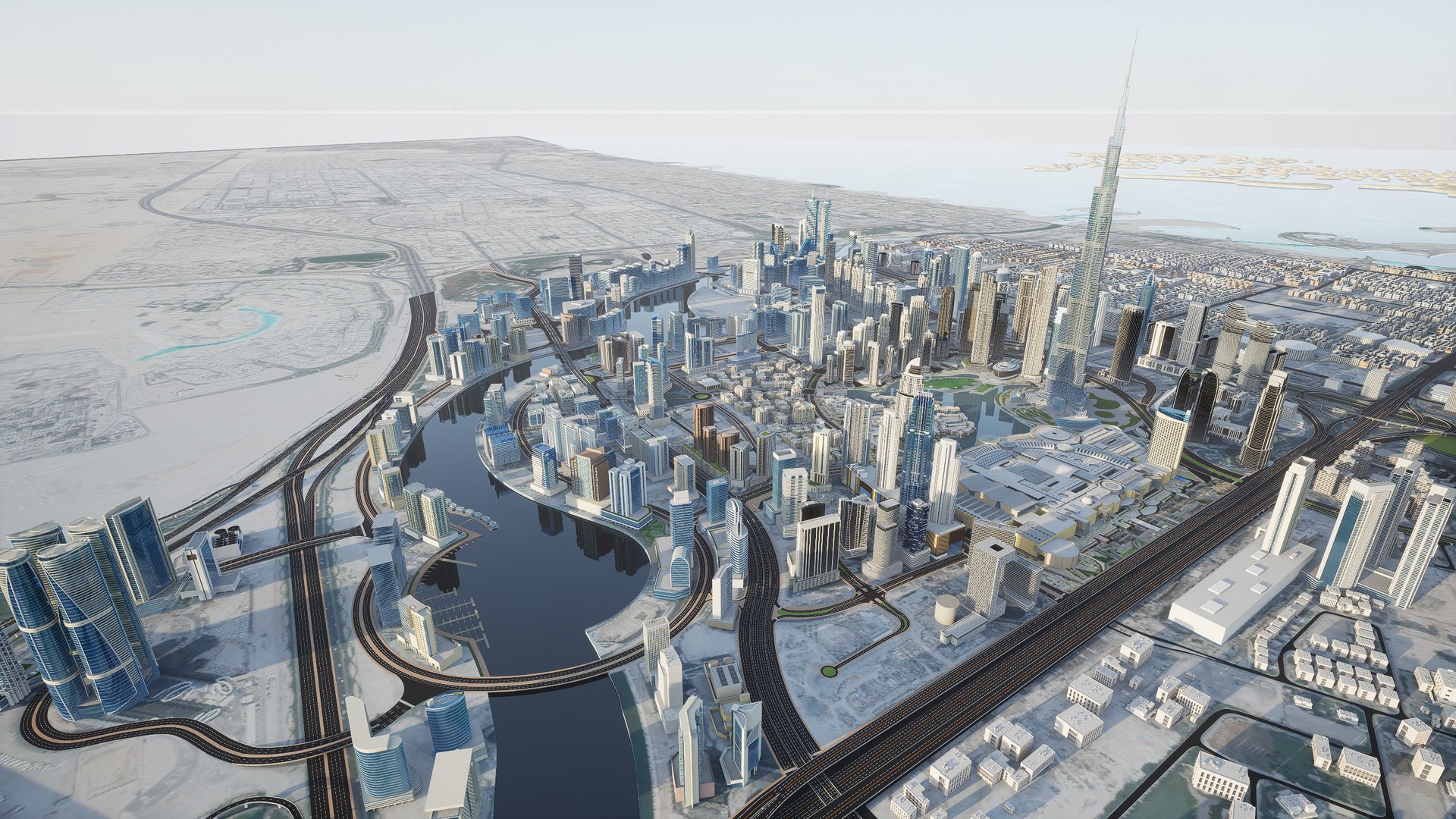 3D Dubai 3D Model Model - TurboSquid 2161128