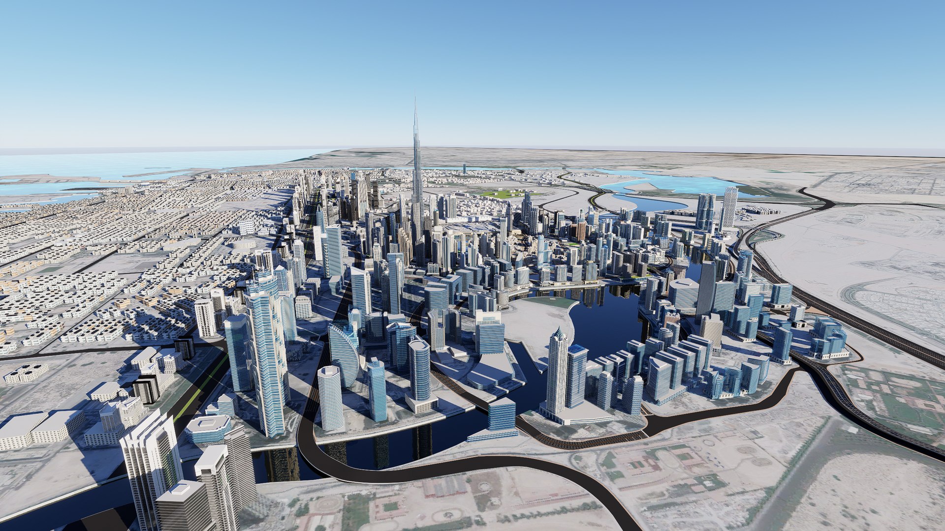 3D Dubai 3D Model Model - TurboSquid 2161128