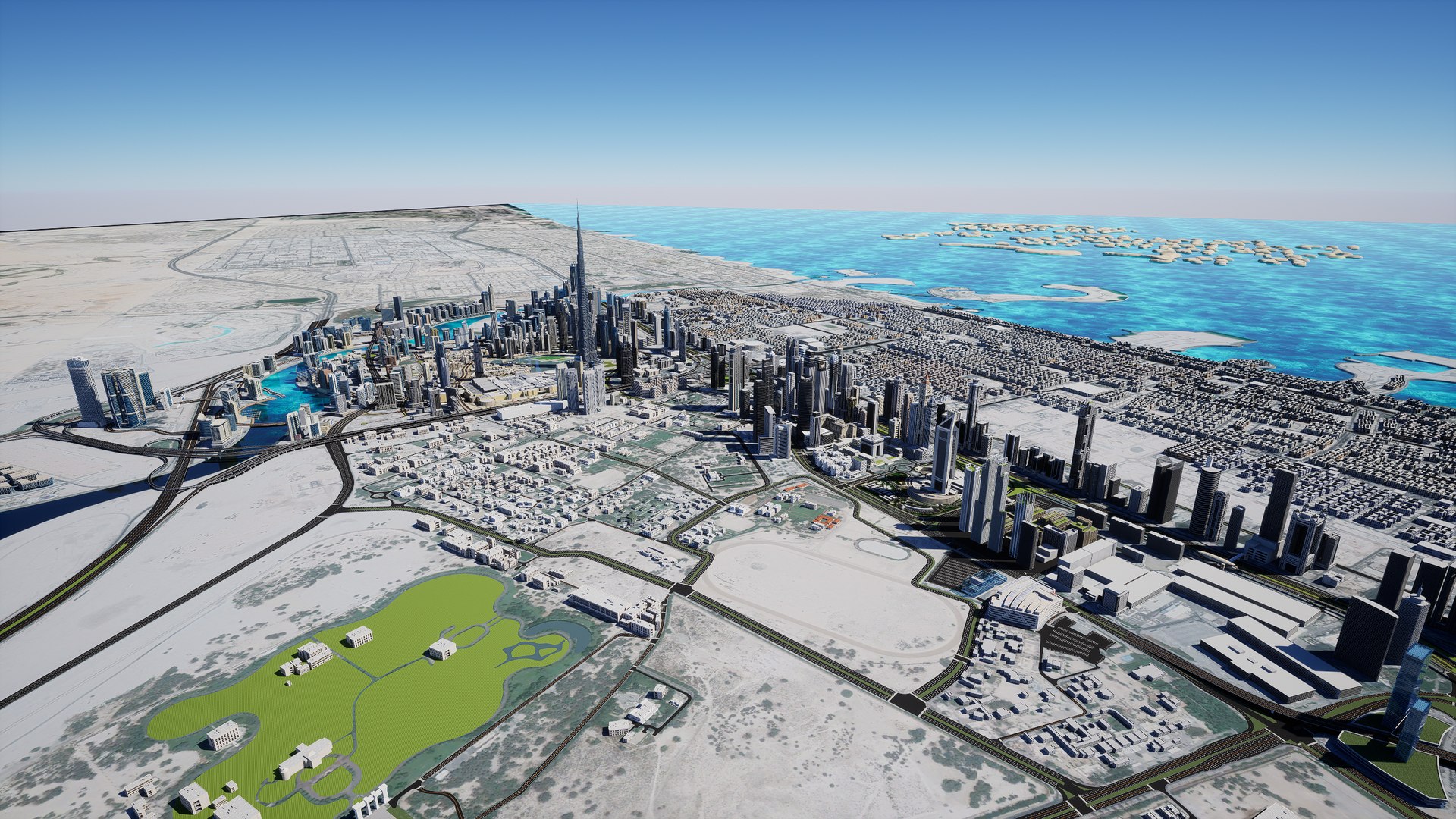 3D Dubai 3D Model Model - TurboSquid 2161128