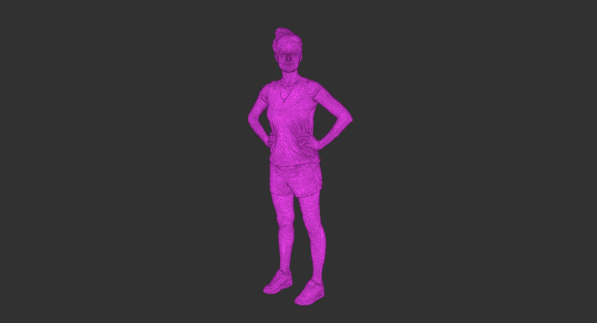 3ds Max Casual Woman