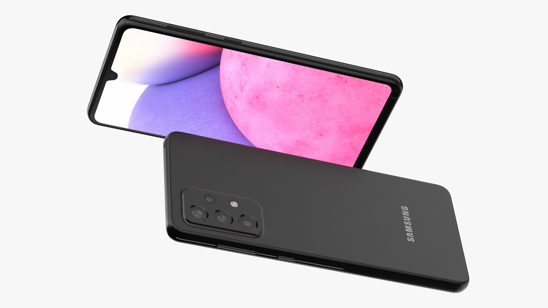 3D Samsung Galaxy A33 Black Model - TurboSquid 1825079