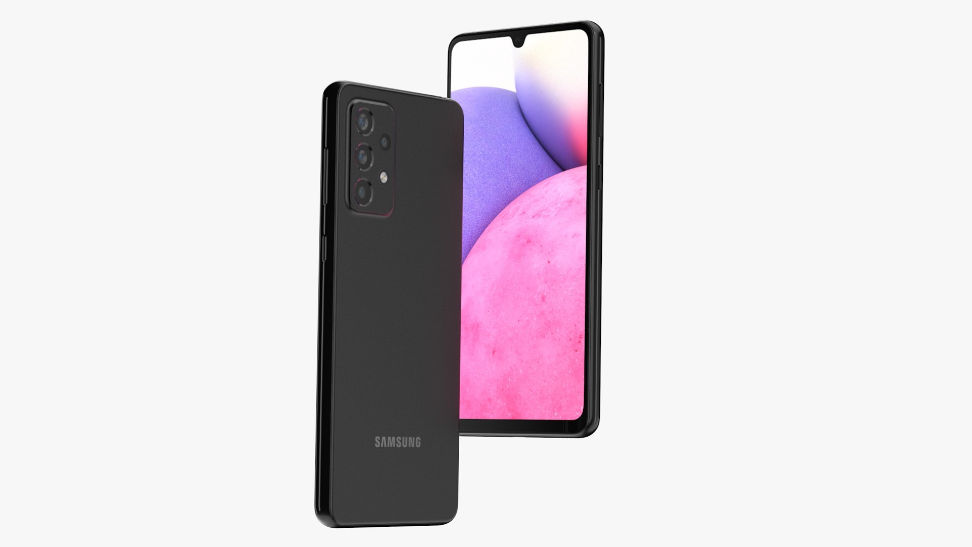 3D Samsung Galaxy A33 Black Model - TurboSquid 1825079