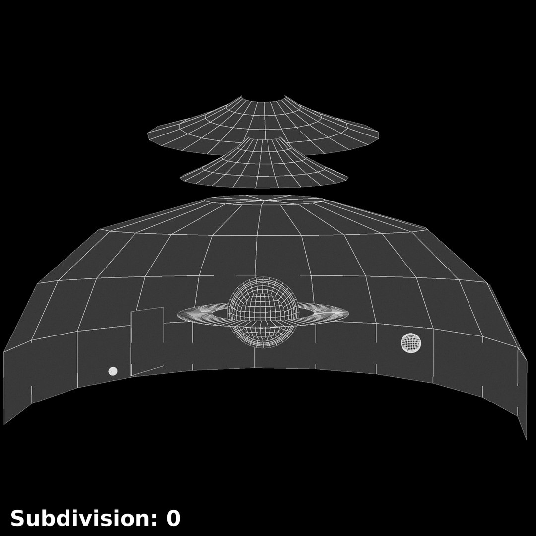 sci fi skydome sky 3d model
