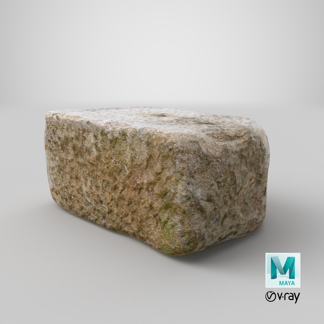 Stone Block 01 3D model - TurboSquid 2066564