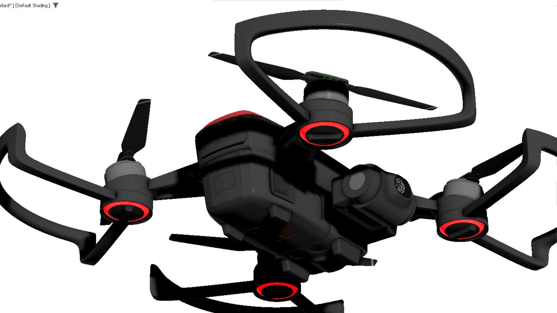 3D Spark Drone 3d Model Unity Hdrp - TurboSquid 2210353