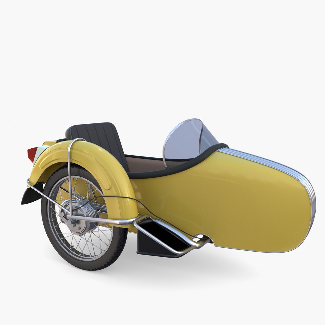 3D Model Motorcycle Sidecar - TurboSquid 1839970