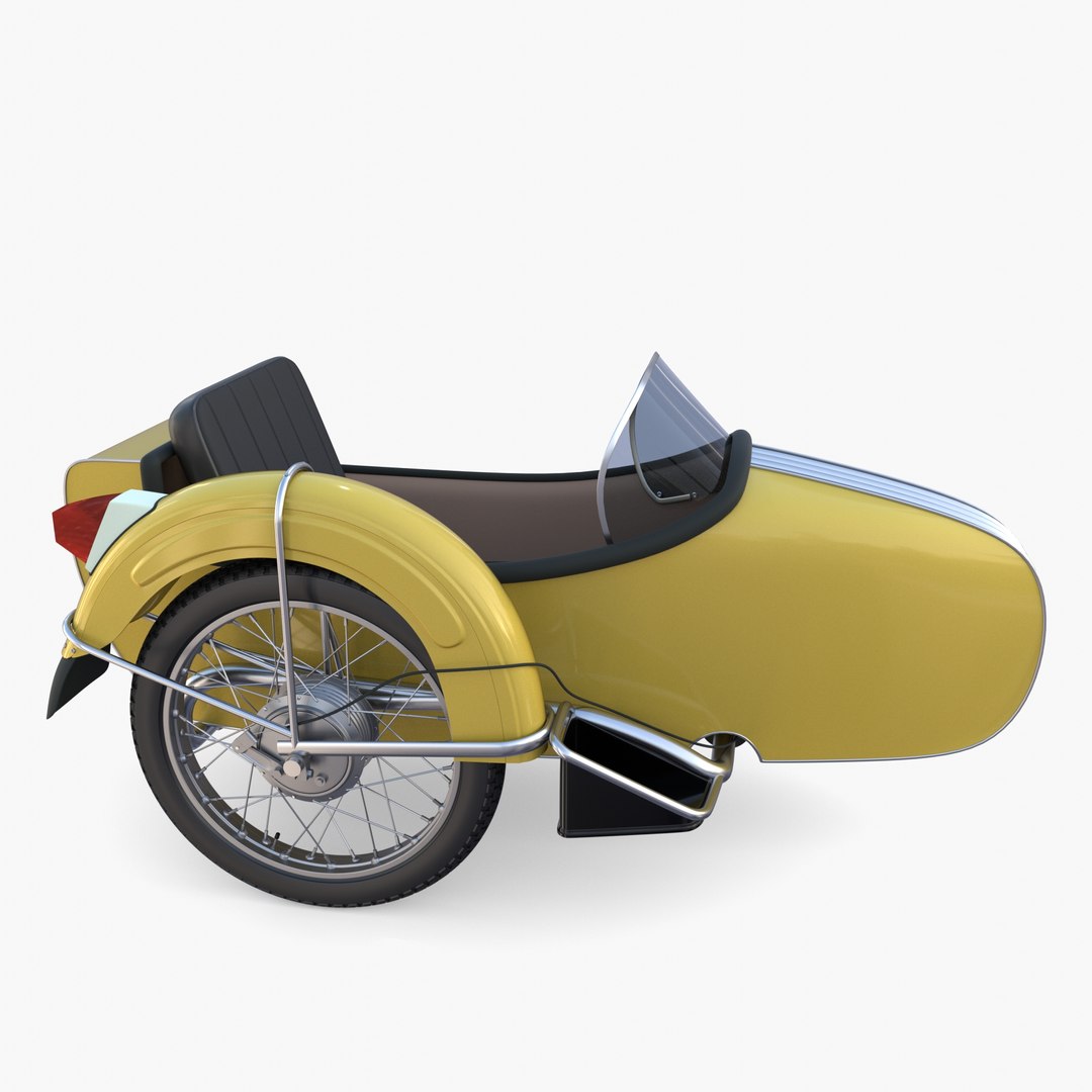 3D Model Motorcycle Sidecar - TurboSquid 1839970