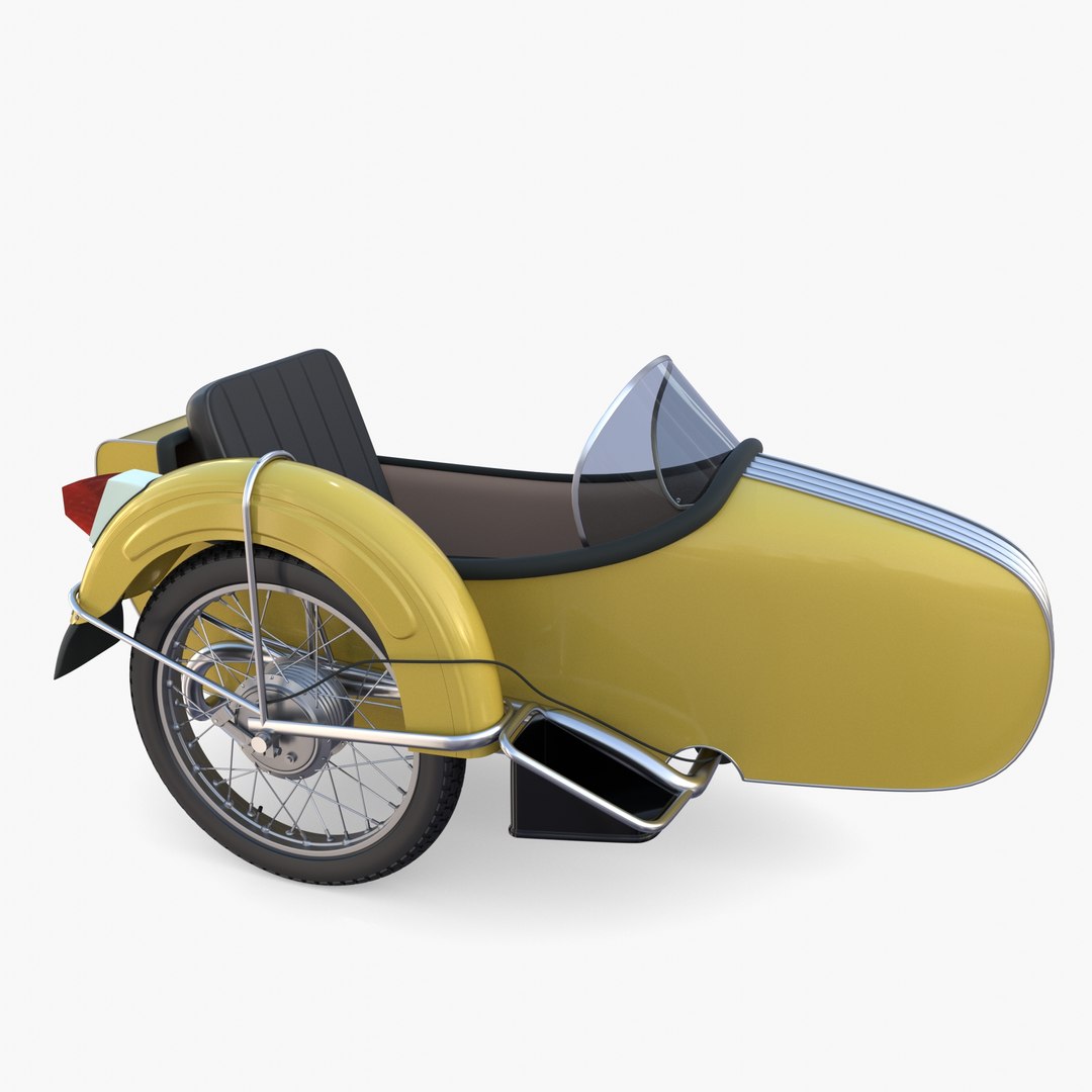 3D Model Motorcycle Sidecar - TurboSquid 1839970