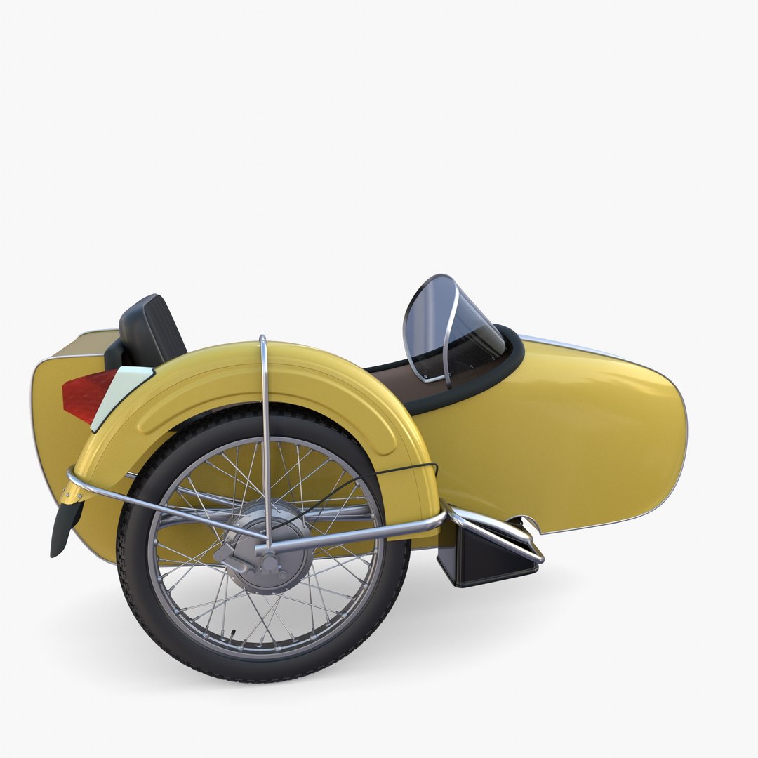 3D Model Motorcycle Sidecar - TurboSquid 1839970