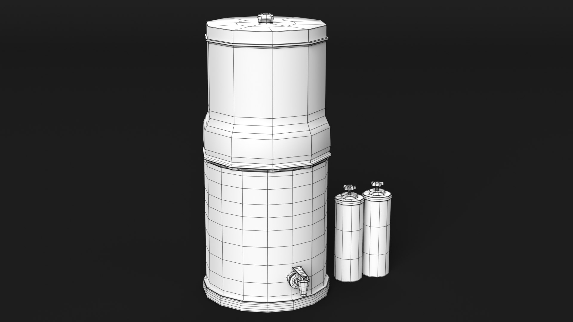 3D Water Filter System Model - TurboSquid 2087714